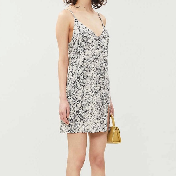Reformation | Dresses | Reformation Marlowe Snake Skin Print Mini | Poshmark
